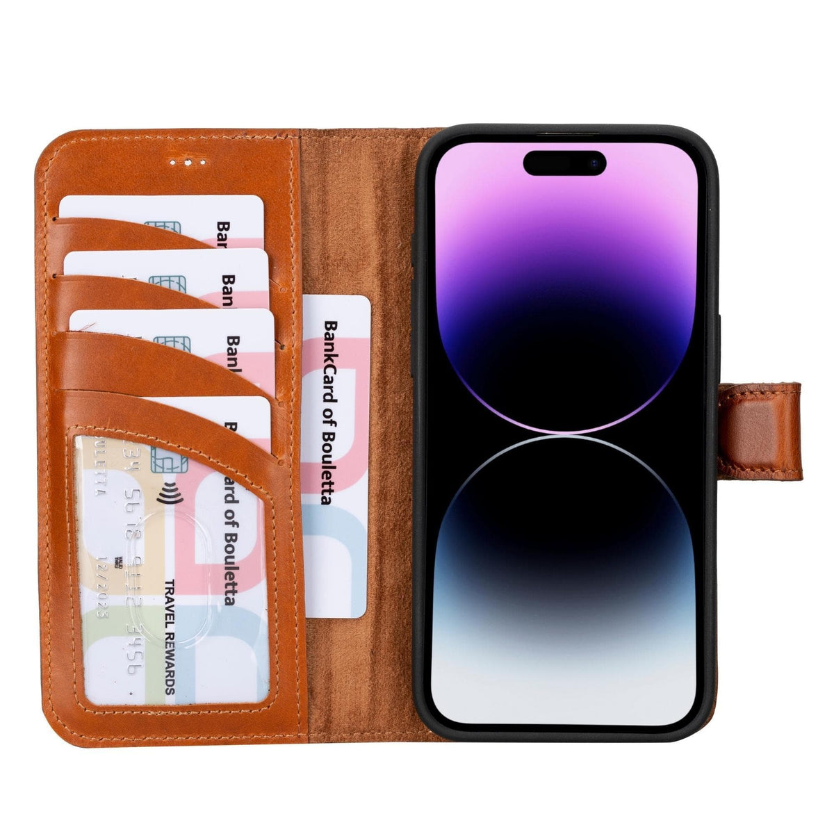 Bouletta Iphone 15 Leather Wallet Cases