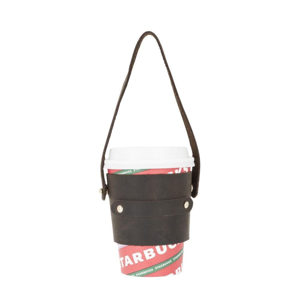 Leather Coffee Cup Case